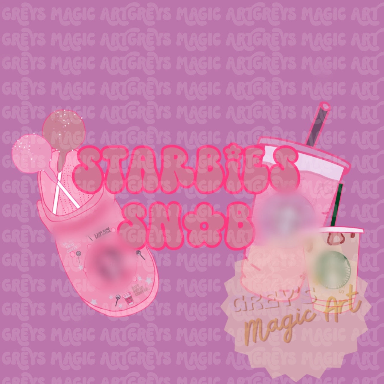 Starbies Snob PNG – Grey’s Magic Art