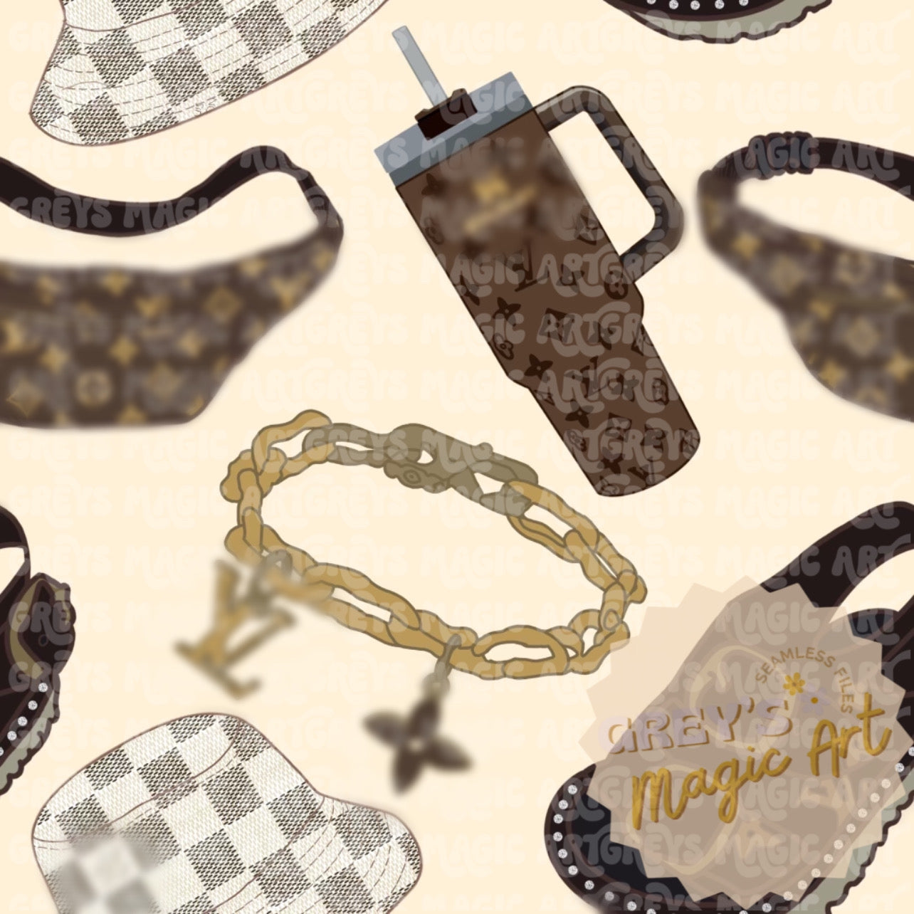 Classic Boujee Seamless File – Grey’s Magic Art